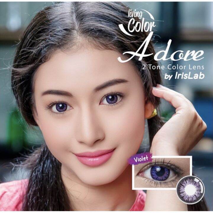 SOFTLENS LIVING COLOR ADORE MINUS -0.50 S/D -6.00 BY IRISLAB | Lazada Indonesia