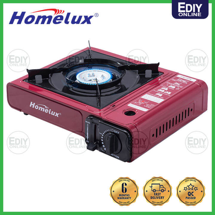 HOMELUX SAFETY [ PORTABLE ] BUTANE GAS COOKER STOVE for Picnic Camping ...