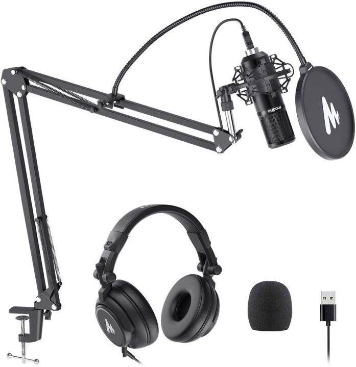 Premium Quality MAONO AU-PM420 USB Microphone with AU-MH601 Studio ...