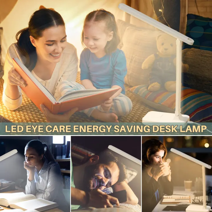 Study Desk Lamp USB interface portable Table lamp LED for Bedroom ...