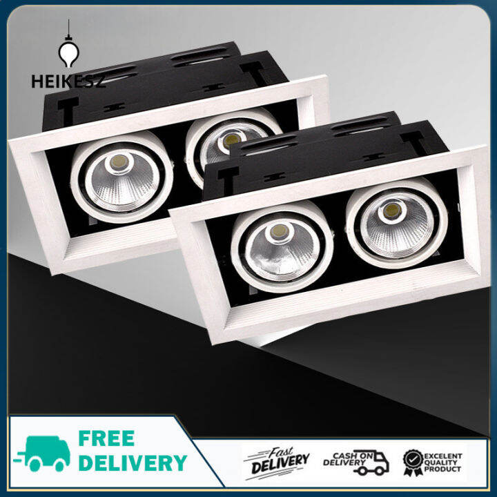 HEIKESZ Led Bean Container Lamp Cob Bean Gall Lamp Double-Headed Three ...