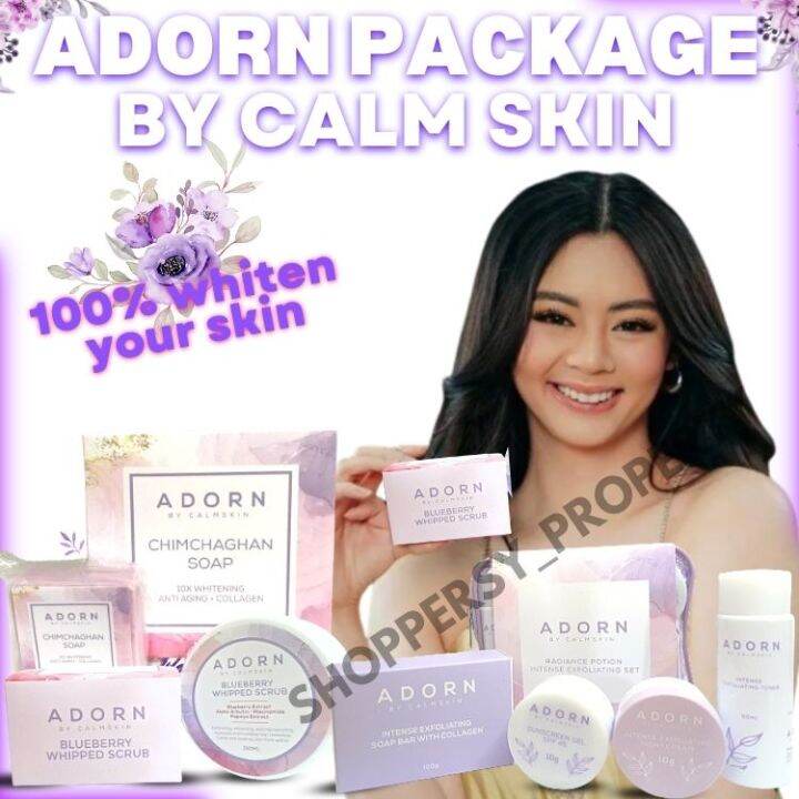 Adorn Set Bleaching Soap Beauty Rejuvinating Set Original Adorn By Calm ...