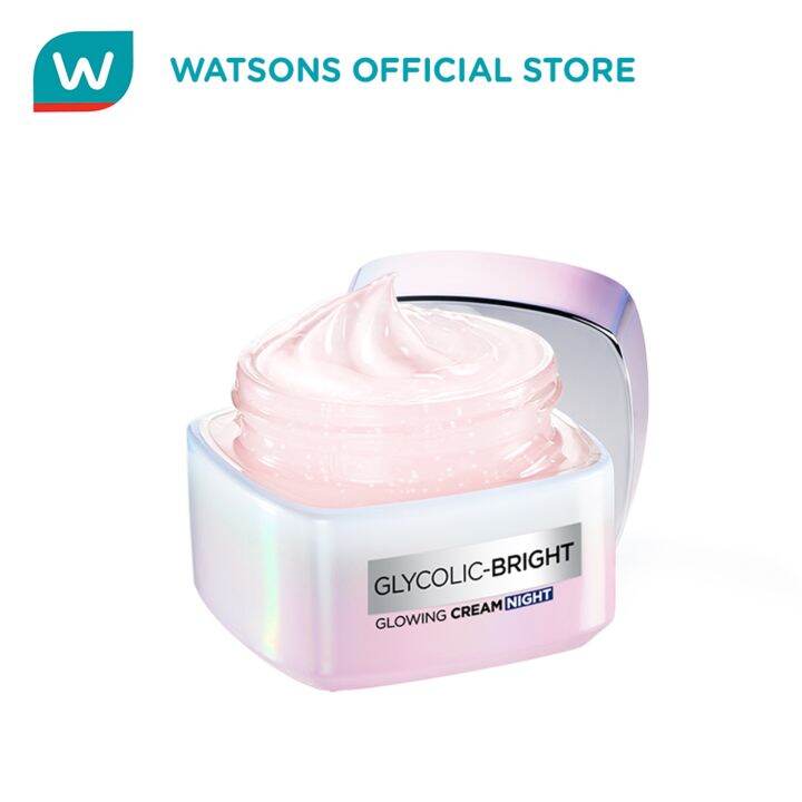 LOREAL Glycolic Bright Glowing Cream Night 50ml | Lazada PH