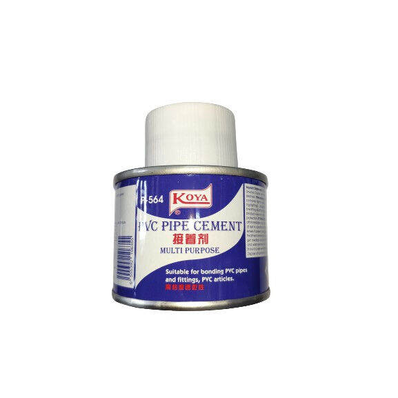 KOYA P-564 PVC PIPE CEMENT PVC GUM PIPE GLUE GUM PAIP 接着剂 100G / 500G ...