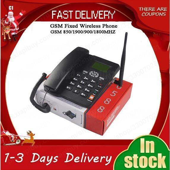 GSM Fixed Landline Wireless Phone ( Dual sim ) Quad Band GSM850/900 ...