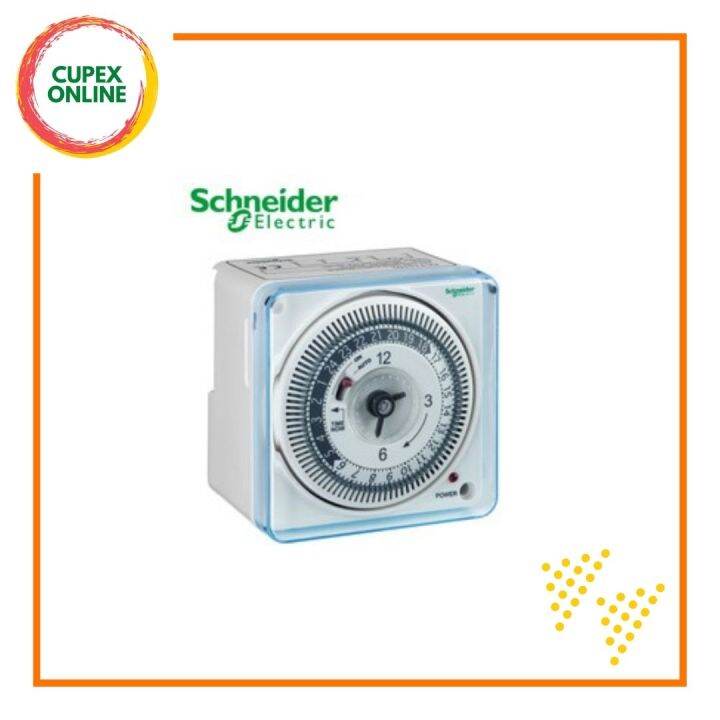 Schneider Electric 24H 16A Time Switch / Timer With Reserve CCT15101 ...