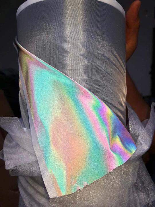 Kain reflektif Parasit Pelangi Scotlight / Skotlet / Scotlite lebar 1,4 ...