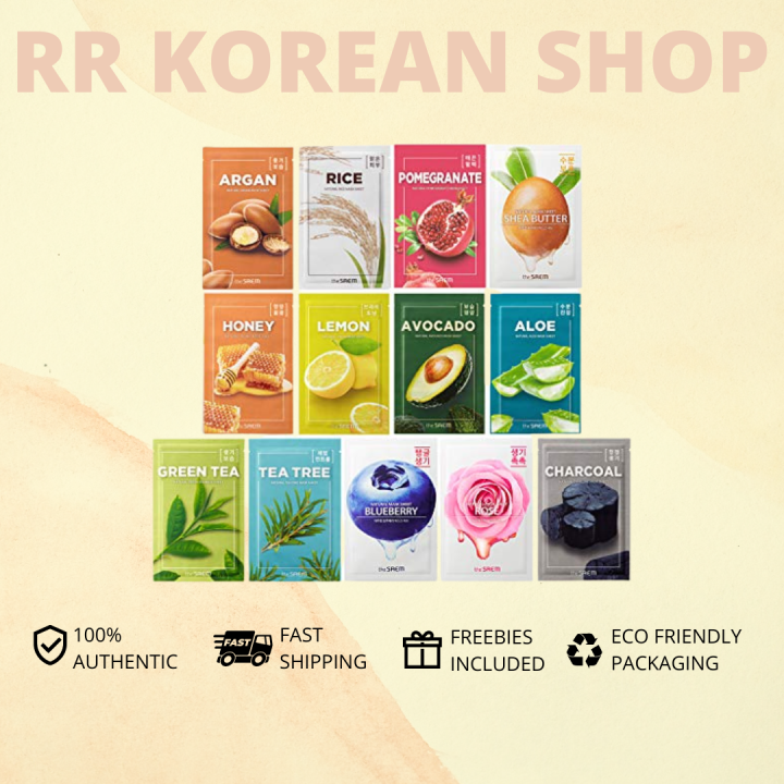 [AUTHENTIC] The Saem Natural Facial Mask Sheet 21ml | Lazada PH