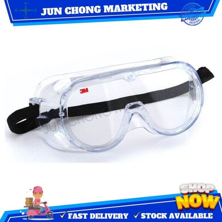 3M™ 1621AF Safety Goggles for Splash with Anti Fog Lens | Lazada
