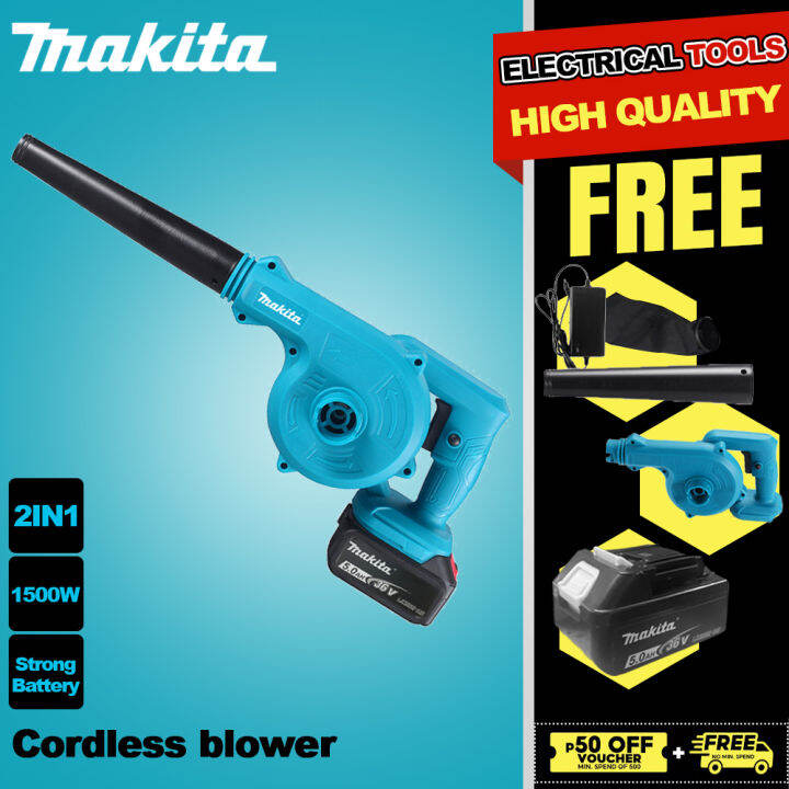 Makita 2 in 1 Portable Cordless Air Blower 36V Wireless Electric Vacuum ...