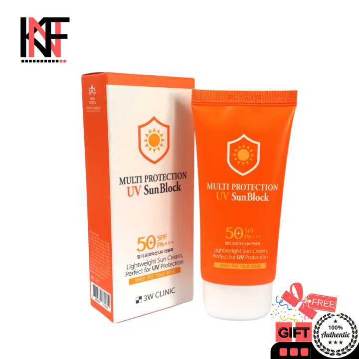 3W CLINIC MULTI PROTECTION UV SUN BLOCK 70ML | Lazada PH