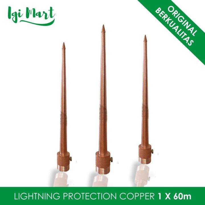 SPLITZEN 1 60mm TEMBAGA ANTI PETIR / PENANGKAL PETIR | Lazada Indonesia