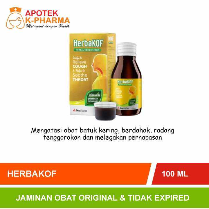 Herbakof Sirup Isi 100ml Obat Original Dexa | Lazada Indonesia