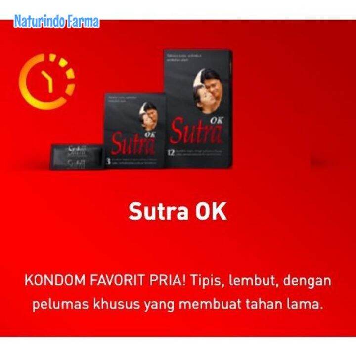 Kondom Sutra Ok Hitam 3 S 12 S 24 S Dilengkapi Dengan Pelumas Khusus ...
