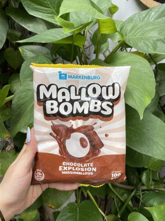 Kẹo Xốp Bông Gòn Nhân Sôcôla Markenburg Chocolate Mallow Bombs (Gói ...