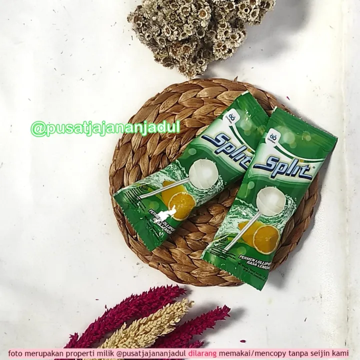 12Pcs Permen Lolipop Split - Jajanan Jadul Hits Era 90an - Jaman Dulu ...