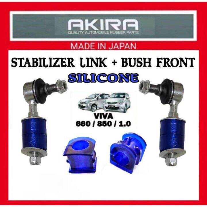 SILICONE PERODUA VIVA ,VIVA ELITE STABILIZER LINK + BUSH FRONT SILICONE ...