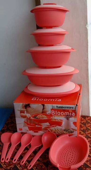 Tupperware BLOOMIA TUPPERWARE BLOSSOM COLLECTION TUPPERWARE SESUAI GAMBAR WADAH SAJI TUPPERWARE ...