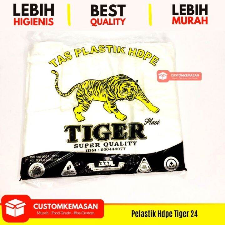 Plastik Tiger / Plastik HDPE / Kresek HDPE / Plastik HDPE Tiger Bening ...
