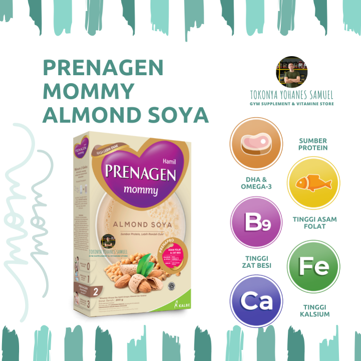 PRENAGEN MOMMY ALMOSOY ALMOND SOYA 200G Susu Ibu Hamil | Susu Bumil | Lazada Indonesia