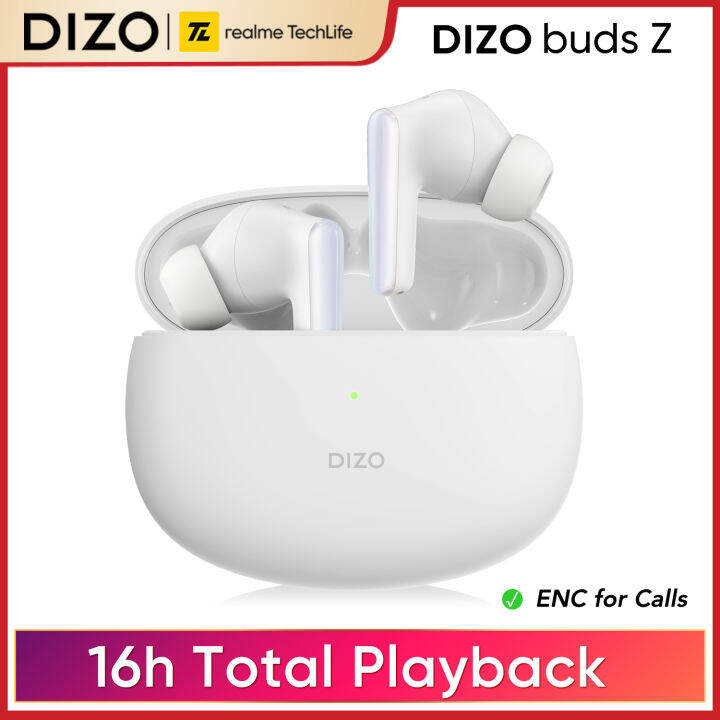 realme DIZO buds Z Wireless Earphone 16h Total Playback Call Noise ...