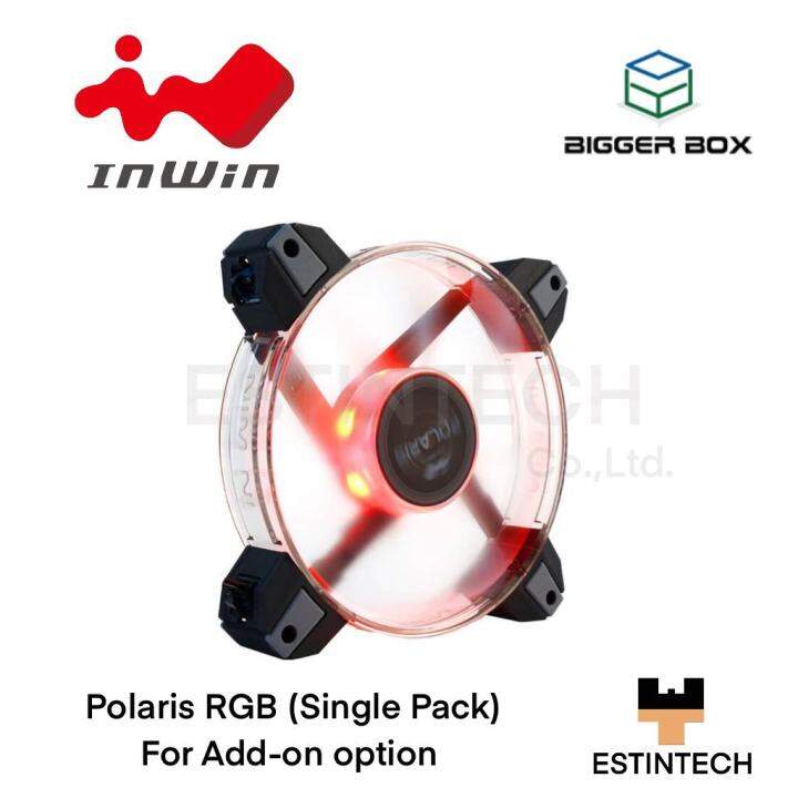 CASE FAN (พัดลมเคสคอมพิวเตอร์) InWin Polaris RGB (Single Pack) For Add ...