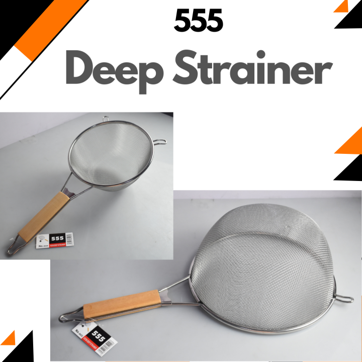 555 Deep Strainer Stainless Steel | Lazada PH