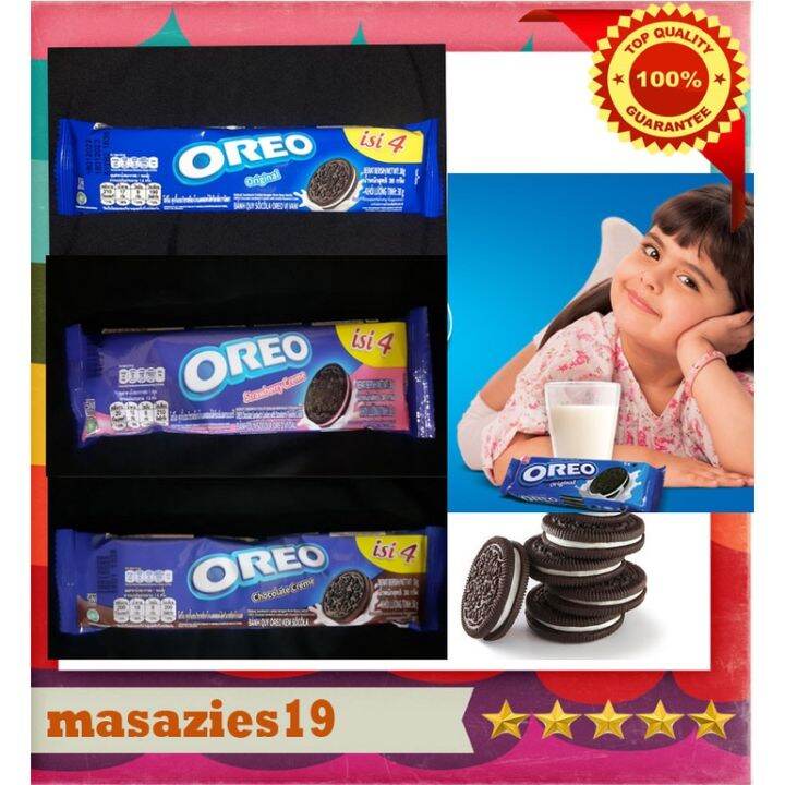 [Baru] Oreo Biscuit Sandwich Sachet isi 4 pcs Harga Ecer Satuan ...