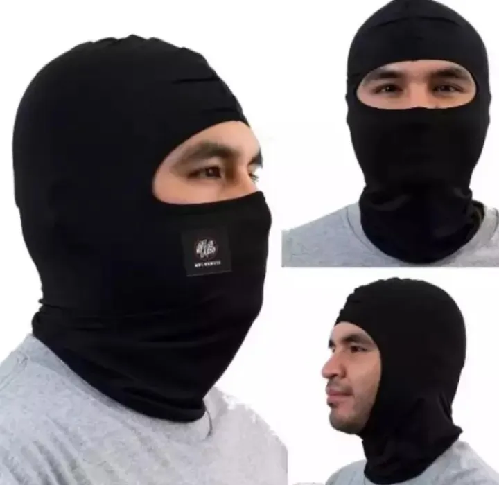 Masker Ninja Hitam Polos / Masker Ninjaa / Masker Penutup Muka Murah ...