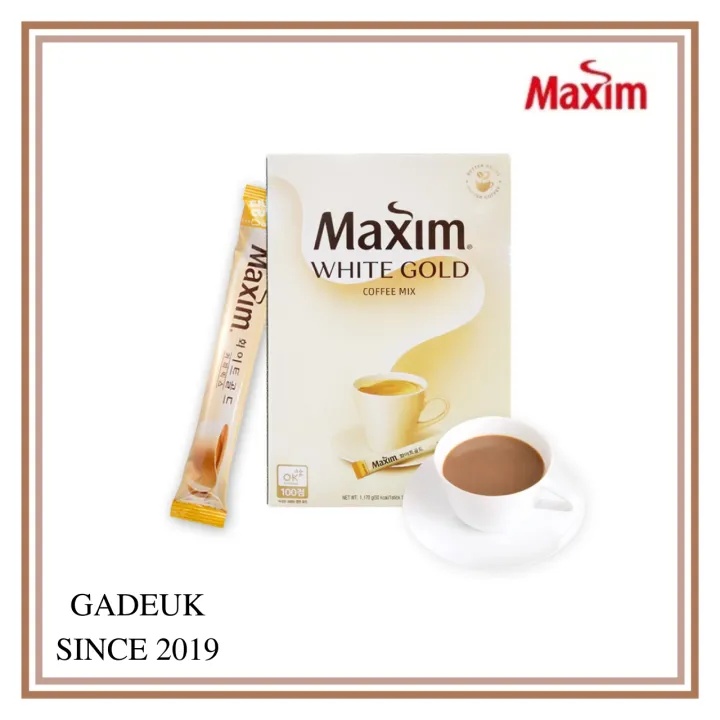 [MAXIM] WHITE GOLD COFFEE MIX x 100pcs | Lazada PH