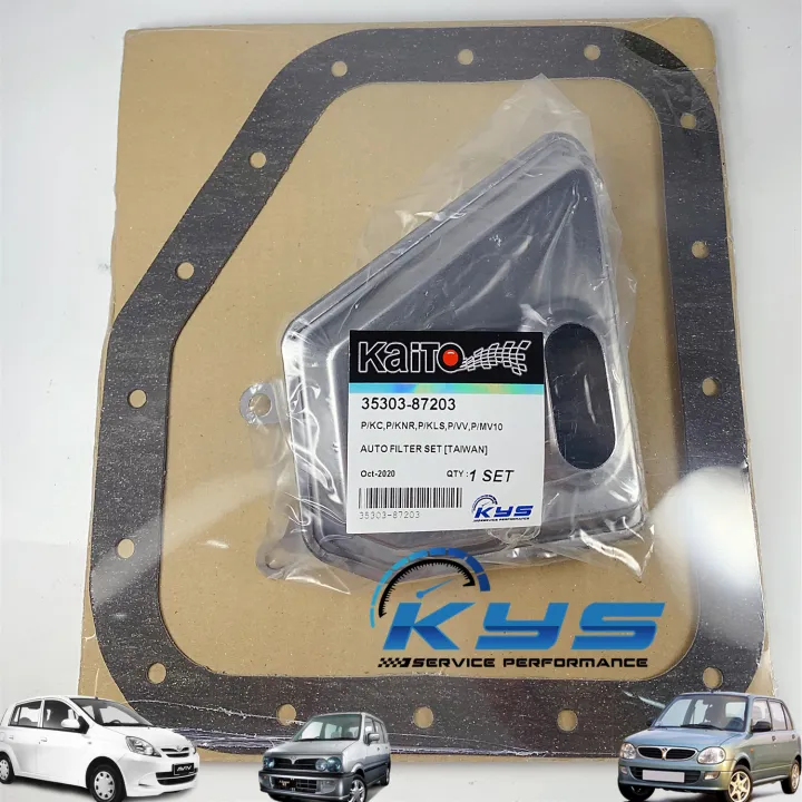 KAITO # AUTO TRANSMISSION FILTER SET # PERODUA KANCIL 660/850/K4 ...