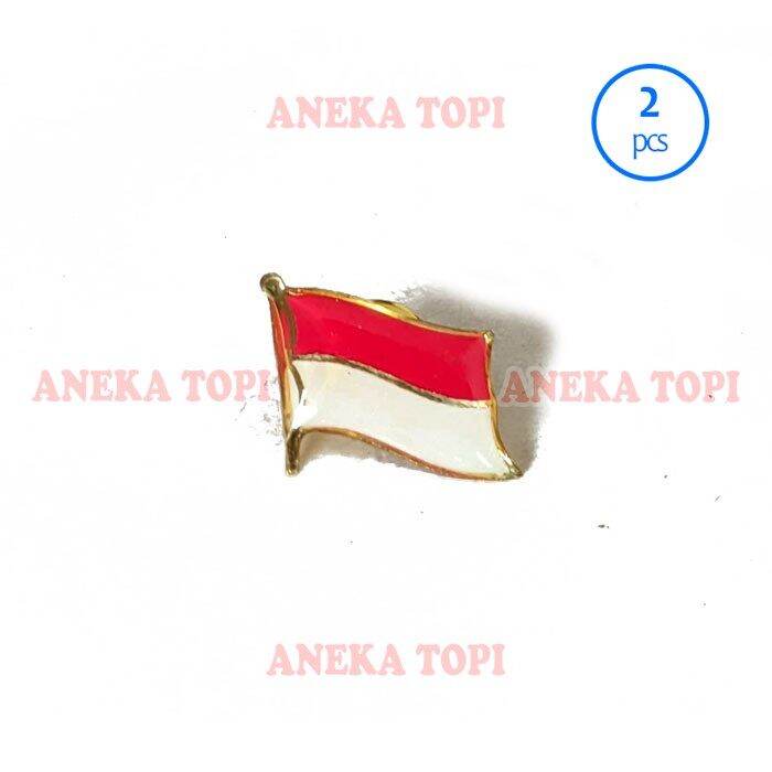 Pin Merah Putih Pin Bros Bendera Merah Putih Pin Bendera Indonesia ...