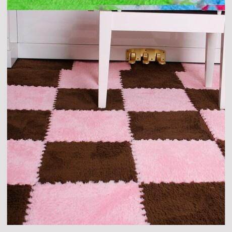 Large red carpet sleeping indoor children's jigsaw puzzle foam mat ...