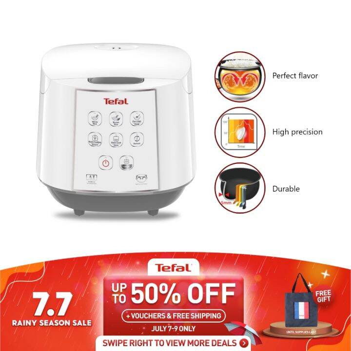 TEFAL Easy Rice Nonstick Spherical Pot Rice Cooker RK732167 10Cup 8 ...