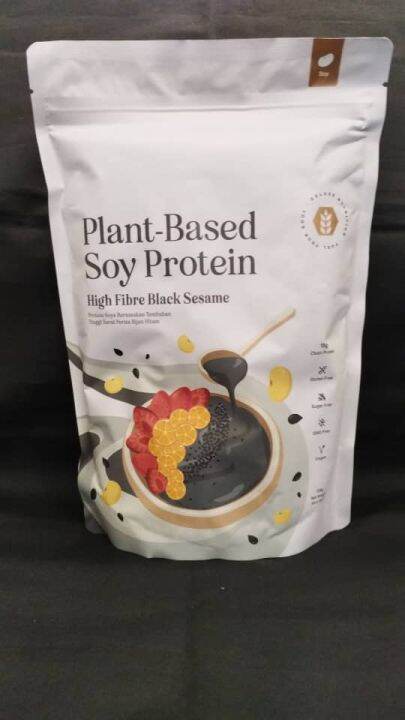 SOLUXE Plant Based Soy Protein Isolate - High Fibre Black Sesame | Lazada