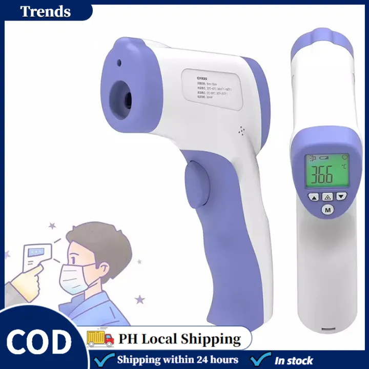 Non-contact human infrared digital thermometer gun thermal scanner with ...