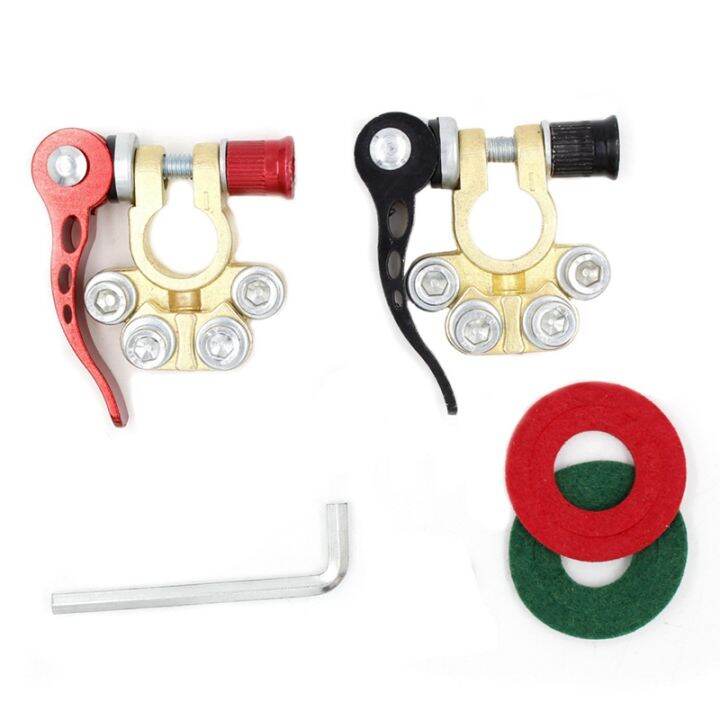 12V 24V Car Battery Terminals Clamps Quick Release Battery Terminal ...