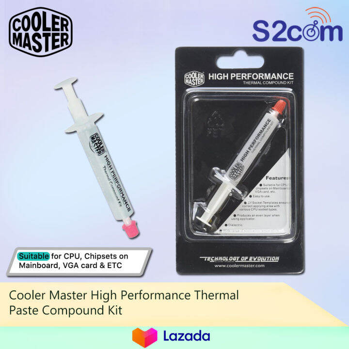 Cooler Master High Performance Thermal Paste Compound Kit | Lazada