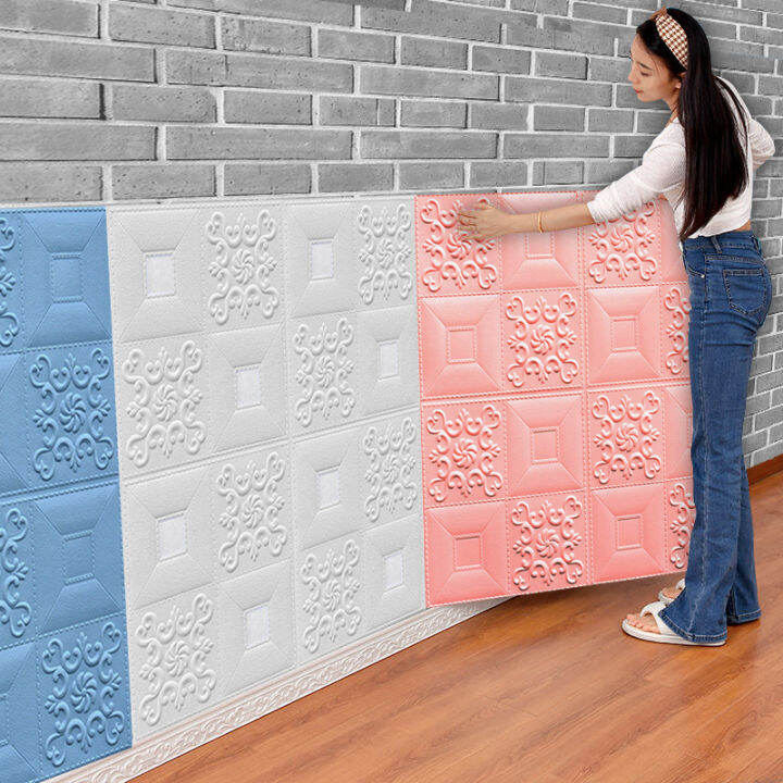 Ceiling Wallpaper design for cement wall 35×35CM 3D Brick Adhesive Wall ...