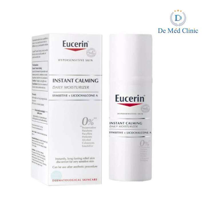 Eucerin Instant Calming 50 ml ครีมบำรุงผิว ลดอักเสบ แพ้ง่าย ระคายเคือง ...
