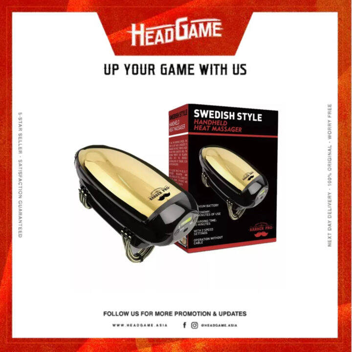 Barber Pro Swedish Style HandHeld Heat Massager | Lazada