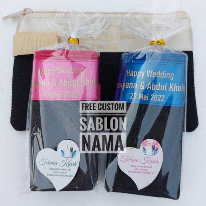 Souvenir Dompet jok kecil free sablon nama kemas plastik free kartu ...