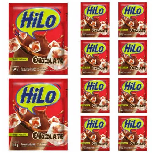 Minuman coklat hilo chocolate renceng ( 10 x 14 gr) minuman tinggi ...
