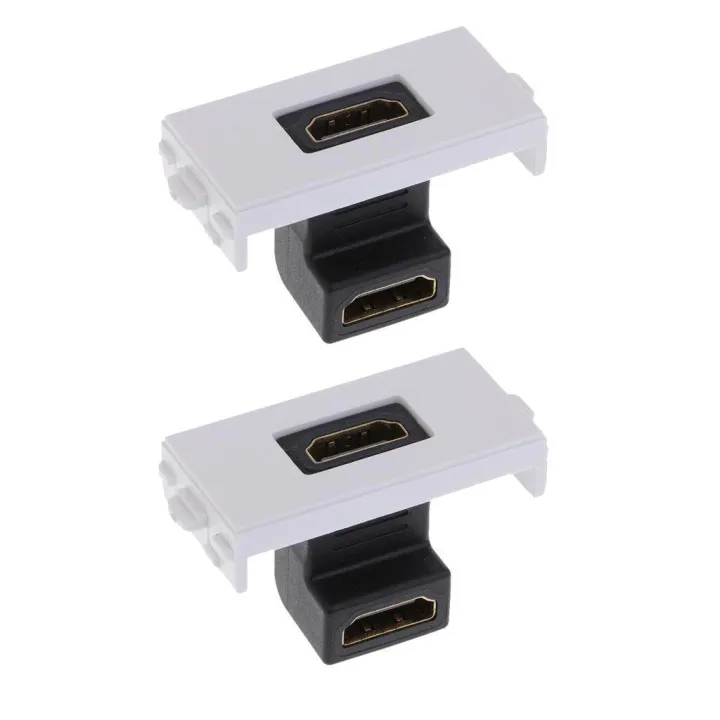 Tops One 2pcs Home HDMI Wall Socket Module Modular Outlet Plate Panel ...