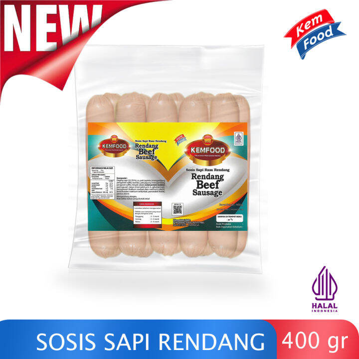 Kemfood Sosis Sapi Rasa Rendang - 400 gr | Lazada Indonesia