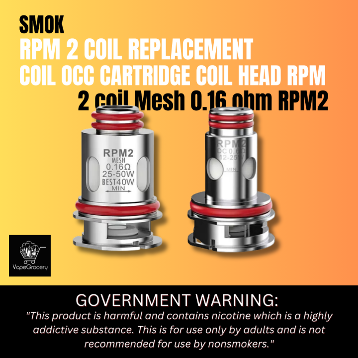 Legit Smok RPM 2 coil replacement coil OCC Cartridge coil head RPM 2 ...