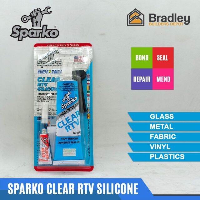 ♡Sparko High Tech Clear RTV Silicone | Lazada PH