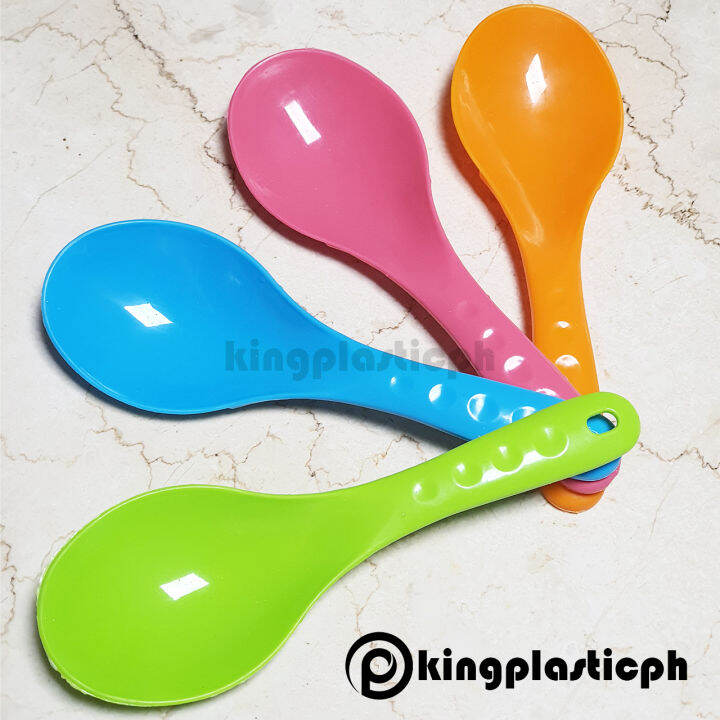 Plastic Rice Spoon Rice Paddle Food Spoon Scooper Spatula Plastic ...