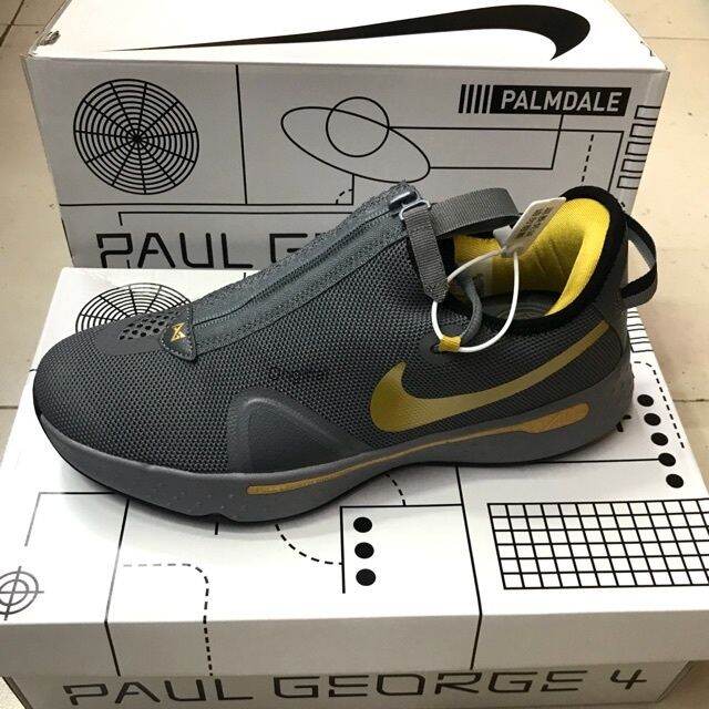Original Paul George 4 OEM (Grey Yellow) with Freebies | Lazada PH