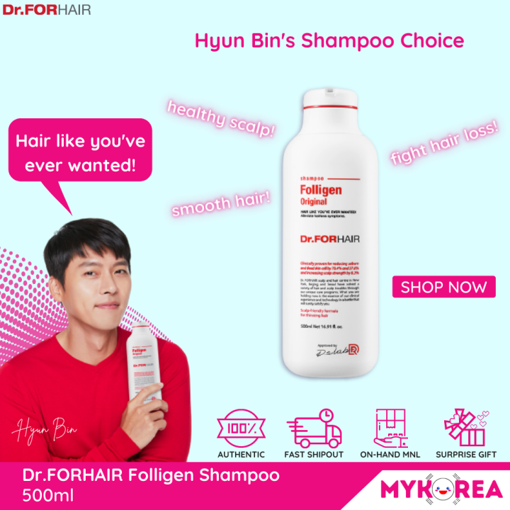 Dr.FORHAIR Folligen Original Shampoo 500ml - Hair Care Vitamin B ...